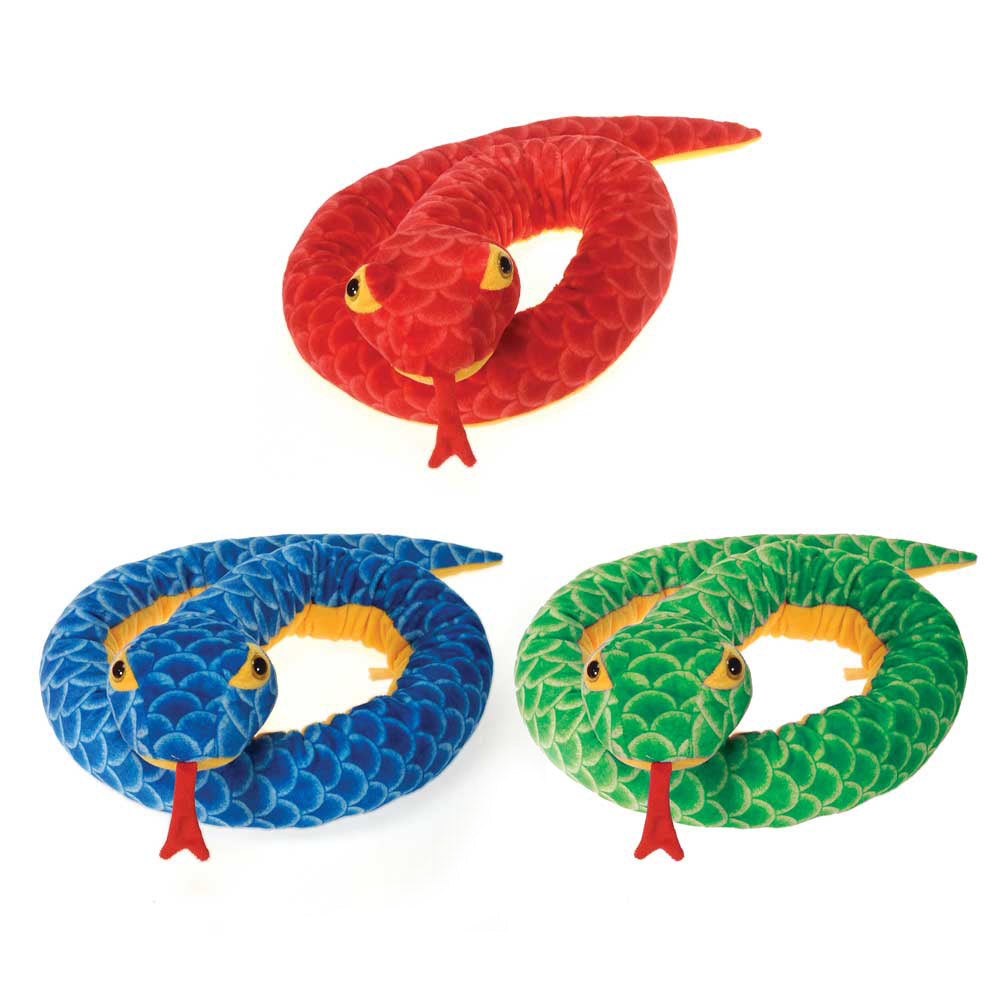 62IN 3 ASST. COLOR SNAKES - Fiesta Toy