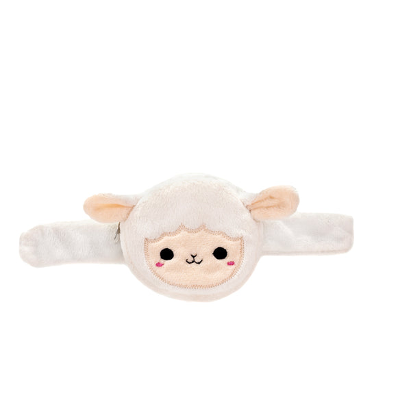 SLAP BRACELET - 3.5IN LAMB WITH POCKET without display - Fiesta Toy