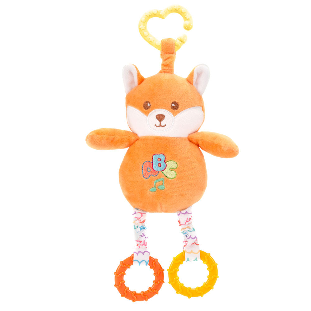 8.5IN FOX ACTIVITY TOY WITH SOUND - Fiesta Toy